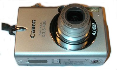 Canon IXUS 400 Digital Camera - Inside Electronics